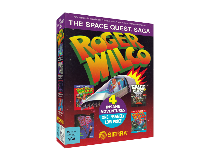Big Box Collection: The Space Quest Saga: Roger Wilco (1993, PC, US)