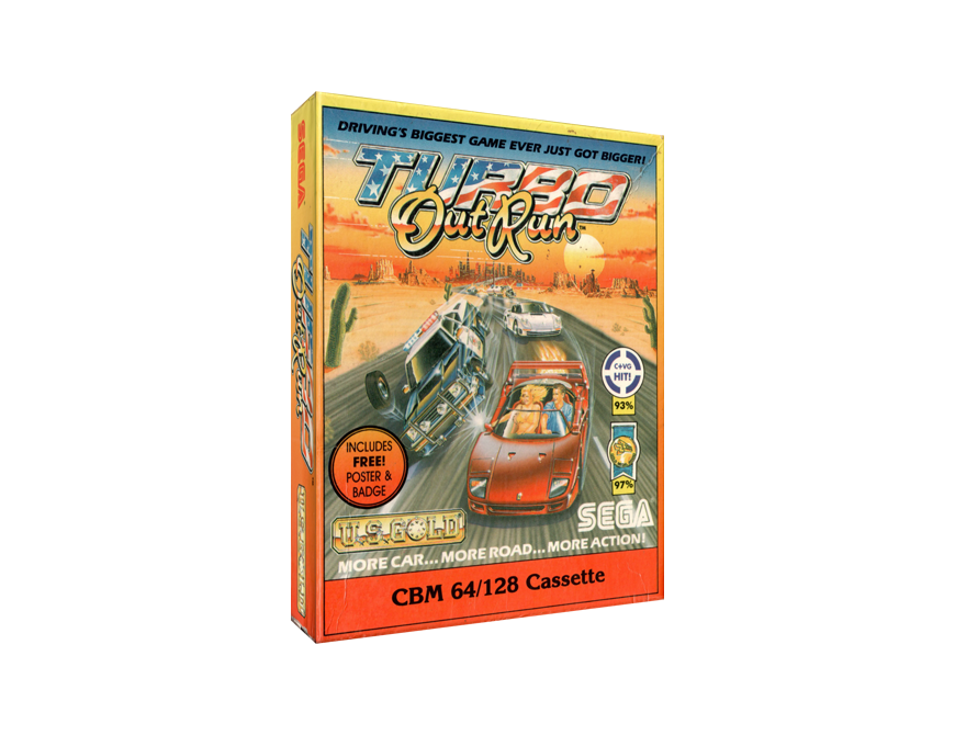 Big Box Collection: Turbo Out Run (1989, C64, EU)