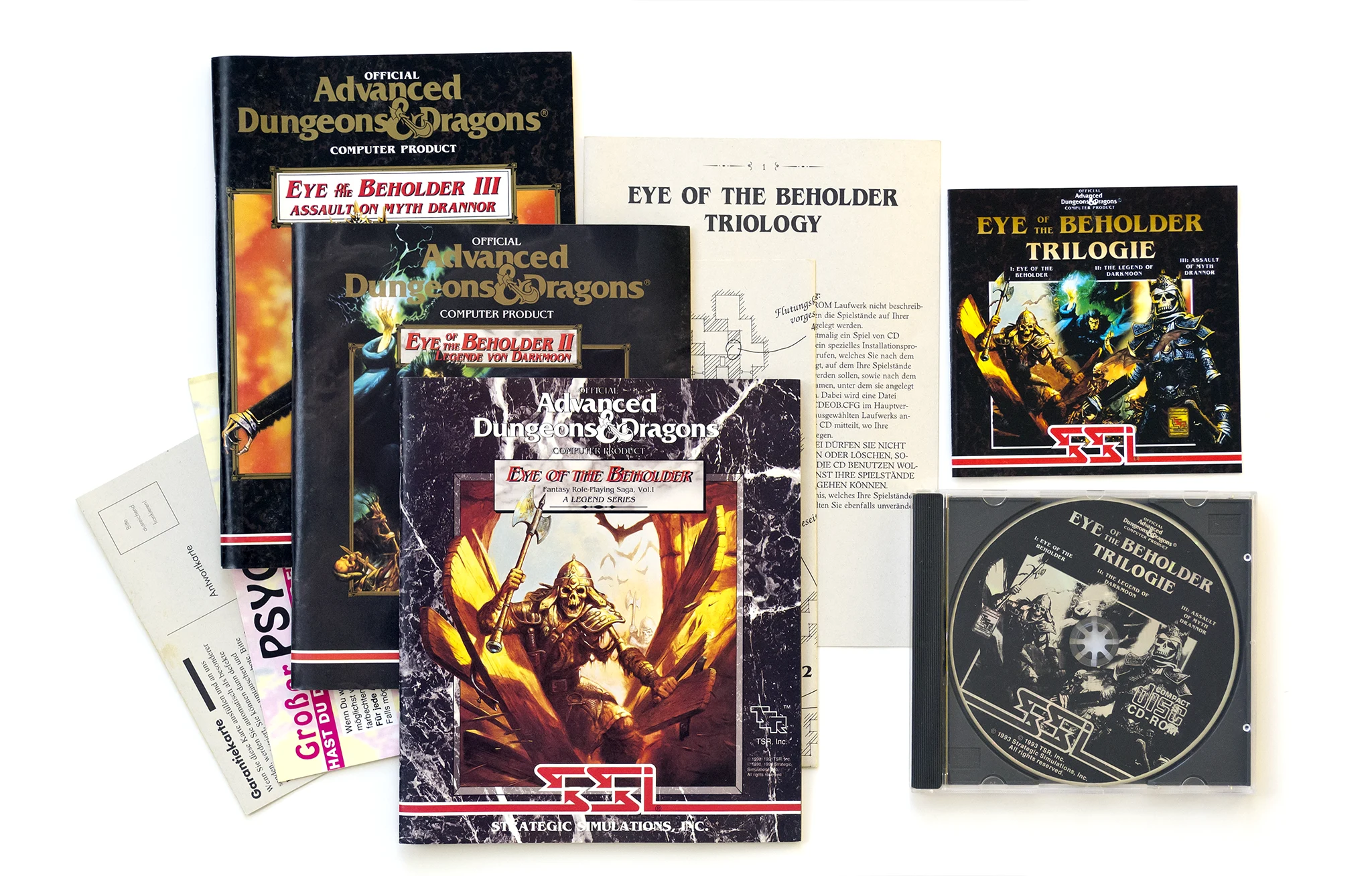 Big Box Collection: Eye of the Beholder Trilogy (1995, PC, DE)