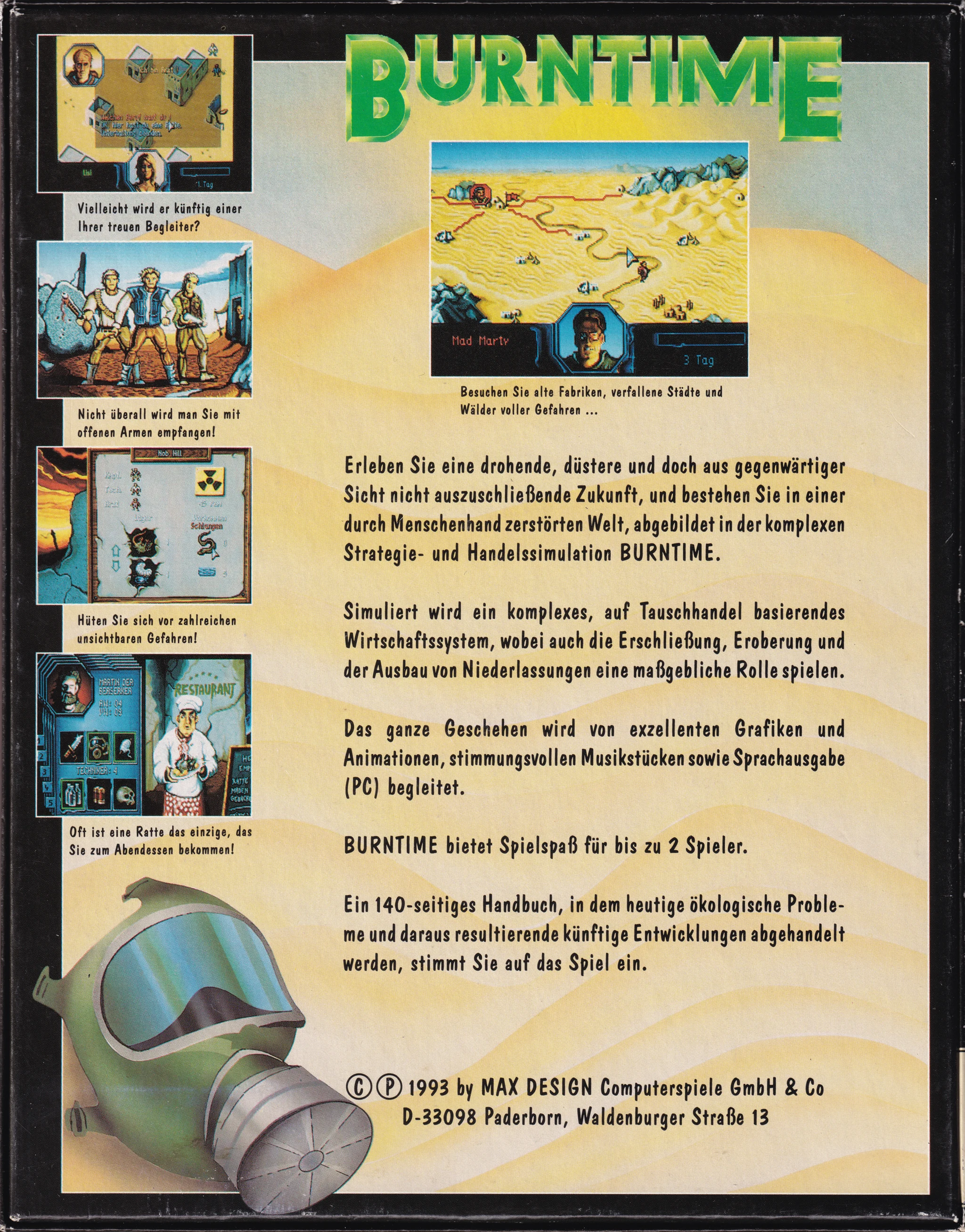 Big Box Collection: Burntime (1993, PC, DE)
