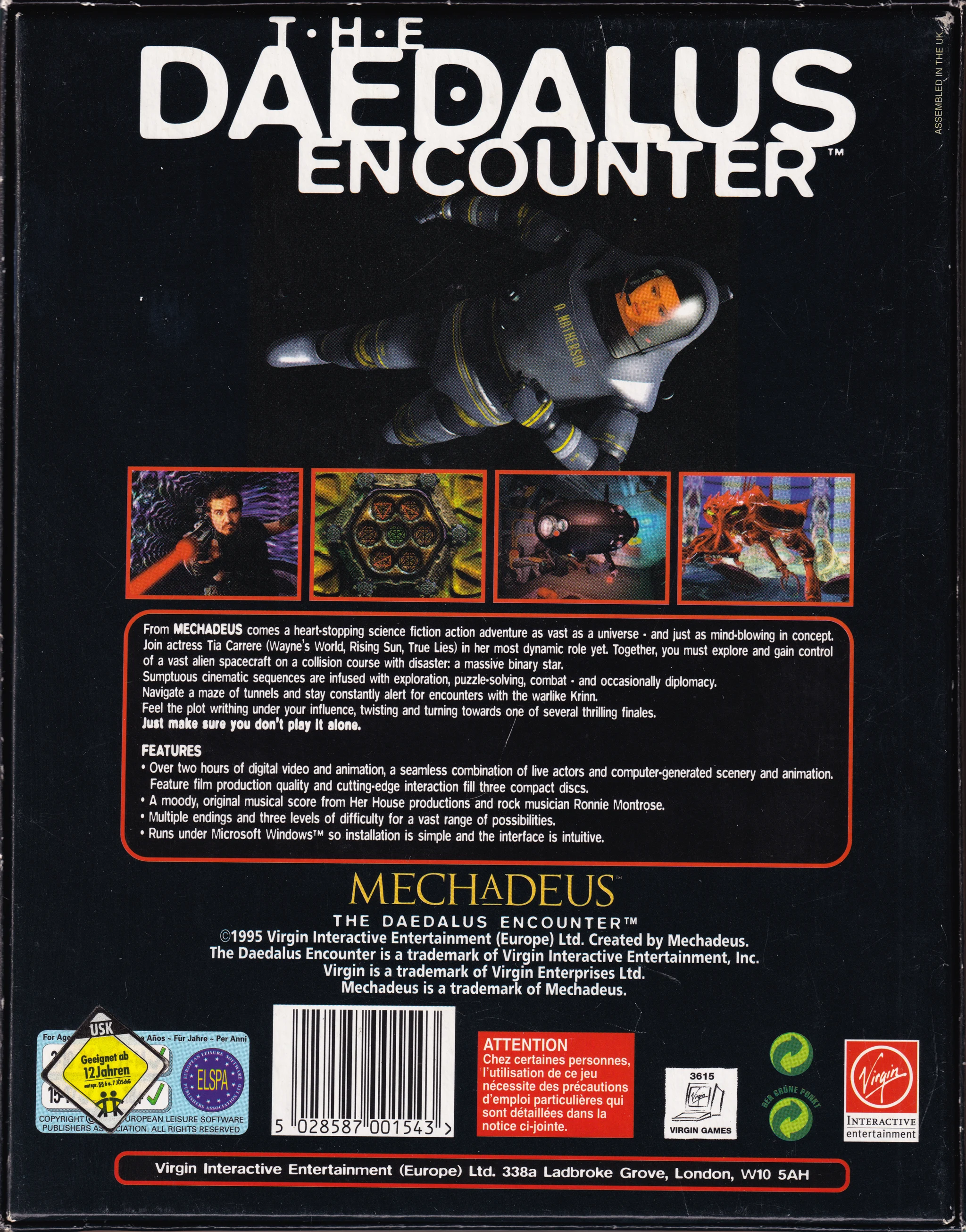 Big Box Collection: The Daedalus Encounter (1995, PC, DE)