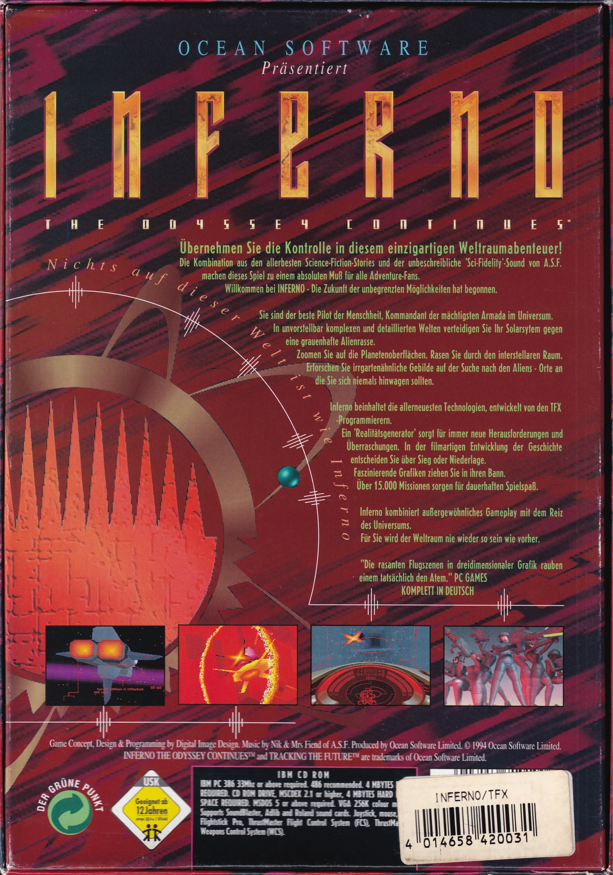Big Box Collection: Inferno: The Odyssey Continues (1995, PC, DE)
