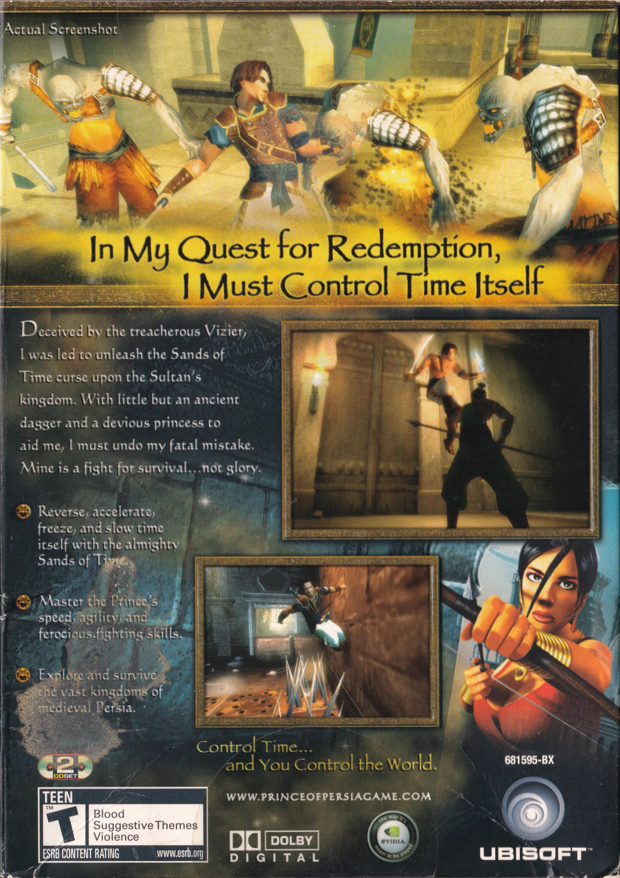 Big Box Collection: Prince of Persia: The Sands of Time (2003, PC, US)