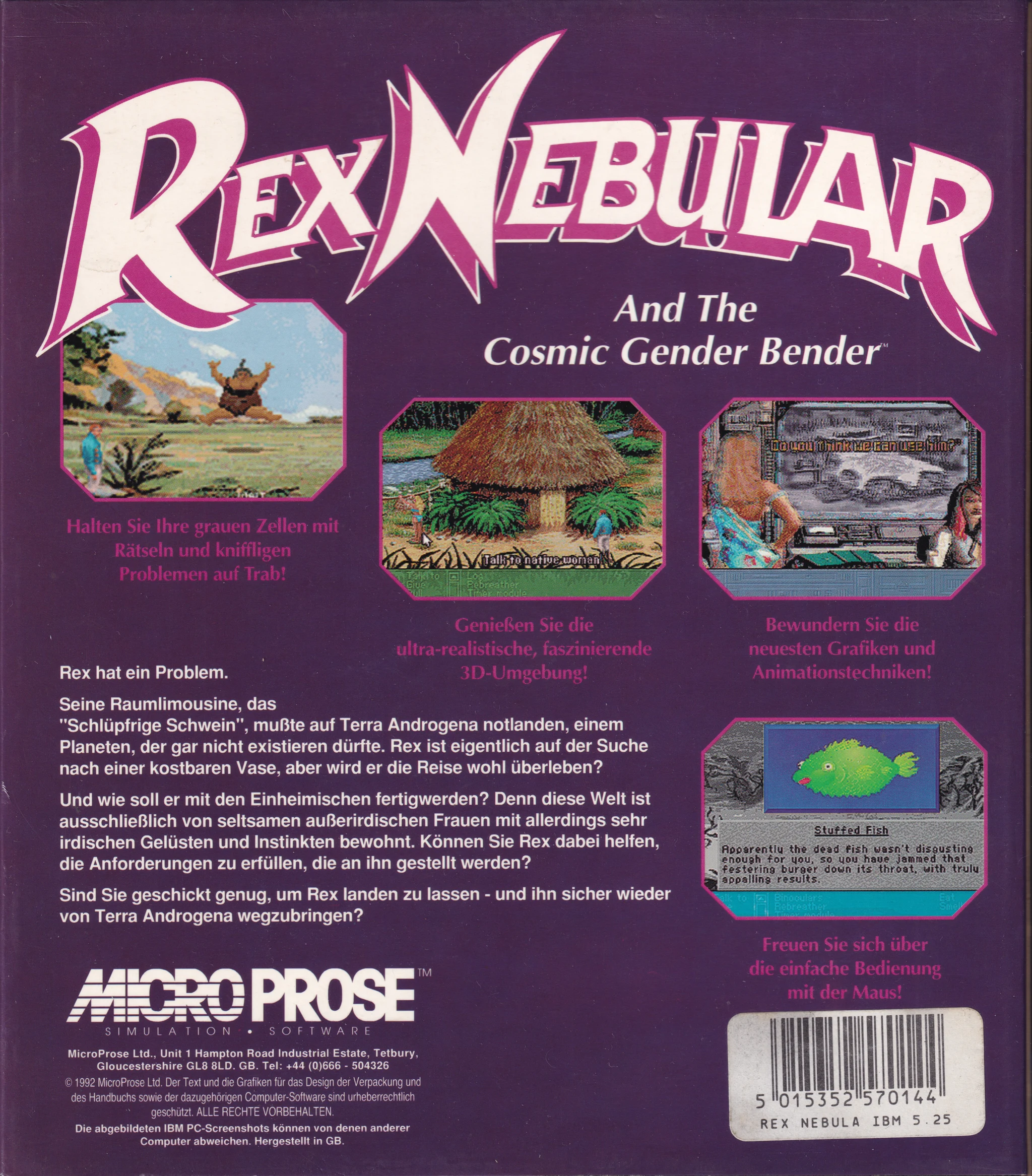 Big Box Collection: Rex Nebular and the Cosmic Gender Bender (1992, PC, DE)
