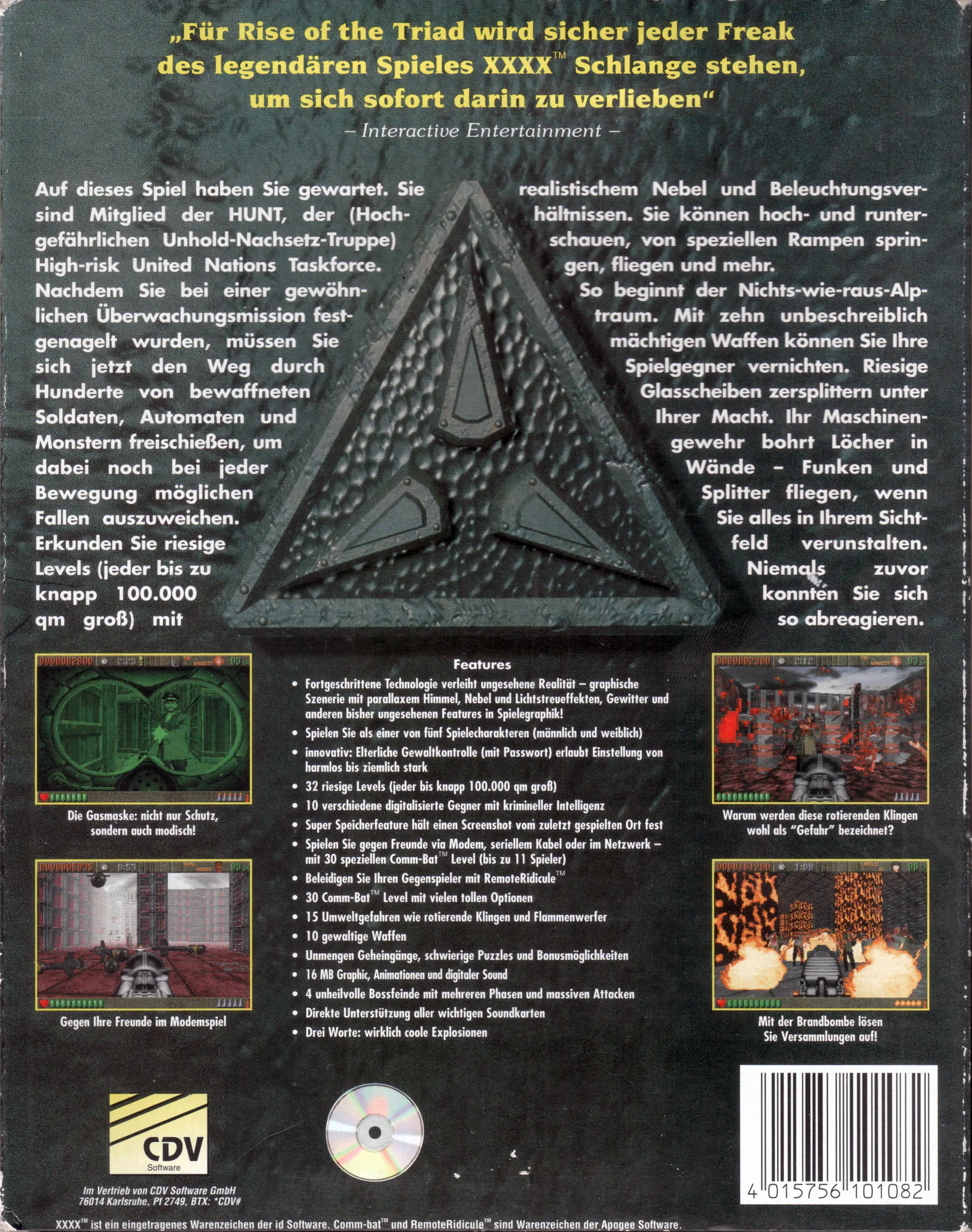 Big Box Collection: Rise of the Triad: Dark War (1995, PC, DE)