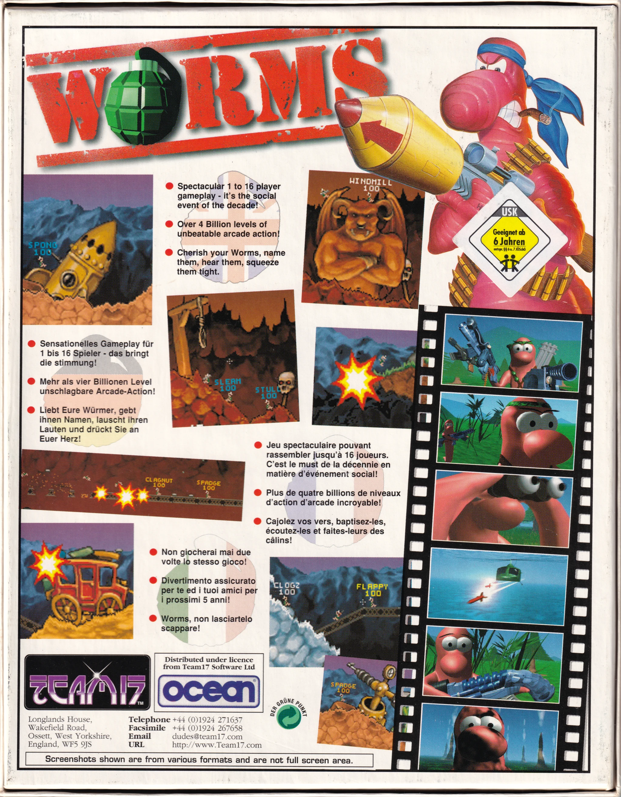 Big Box Collection: Worms (1995, PC, EU)