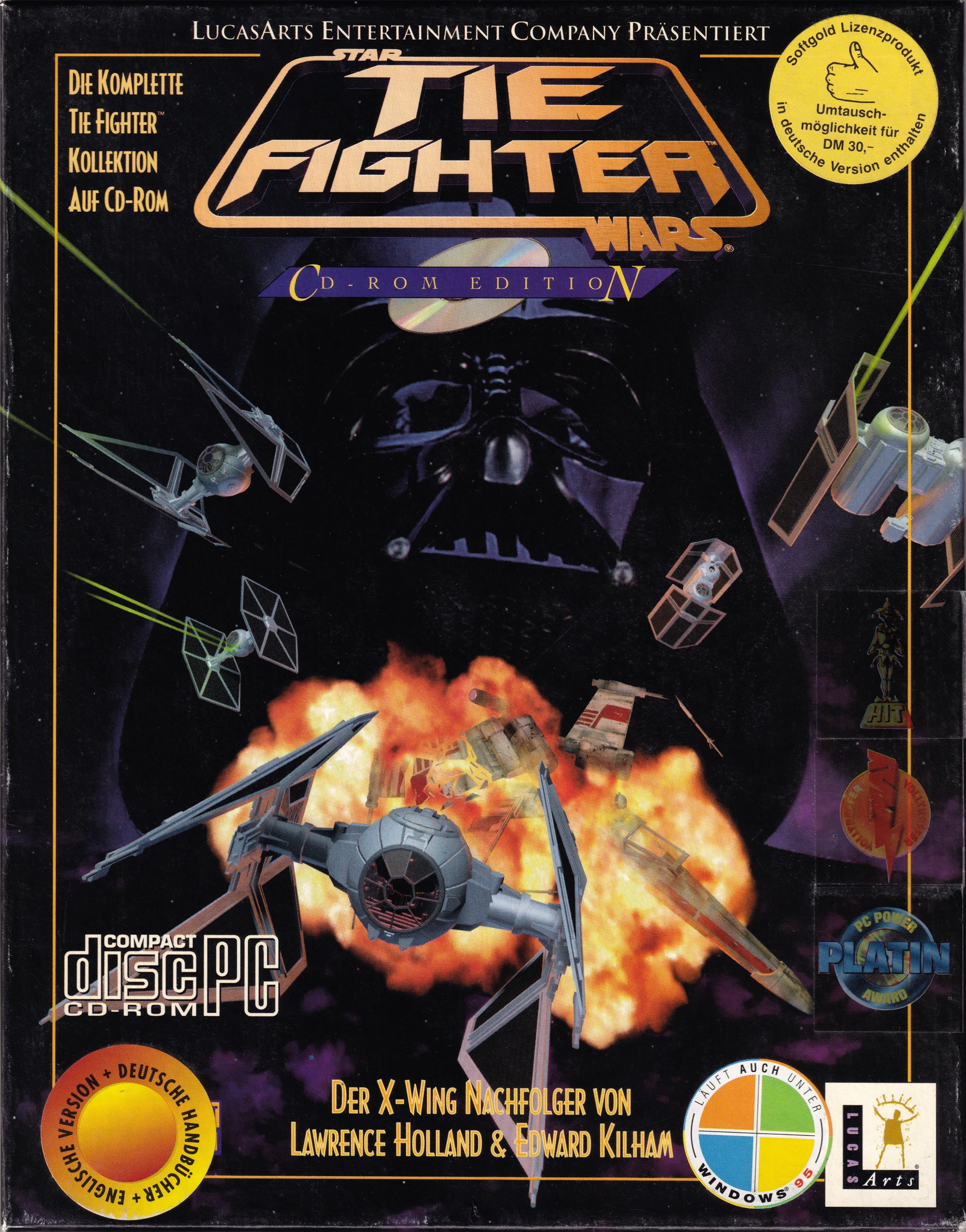 Big Box Collection: Star Wars Tie Fighter (1995, PC, DE, CD-Rom Edition)