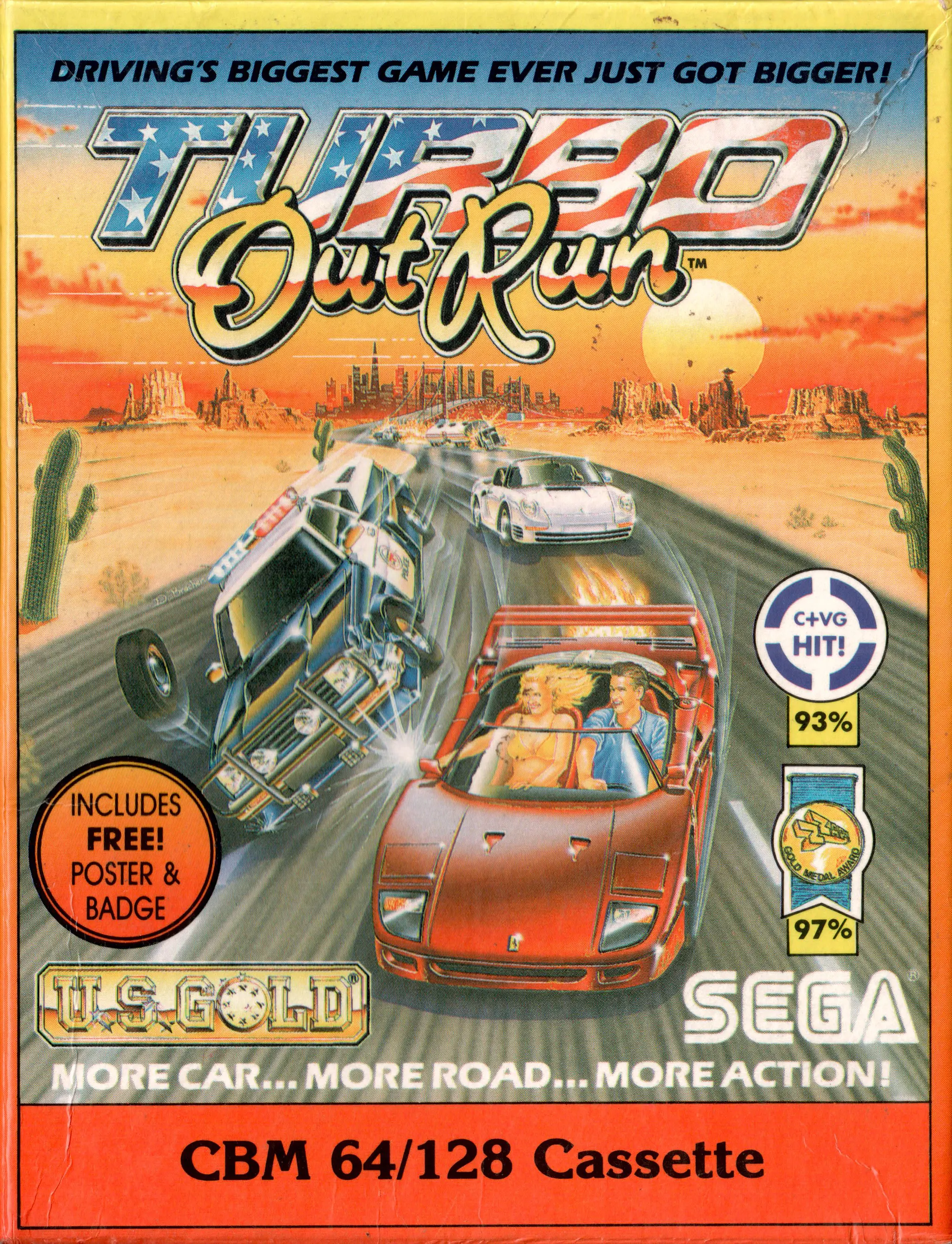 Big Box Collection: Turbo Out Run (1989, C64, EU)
